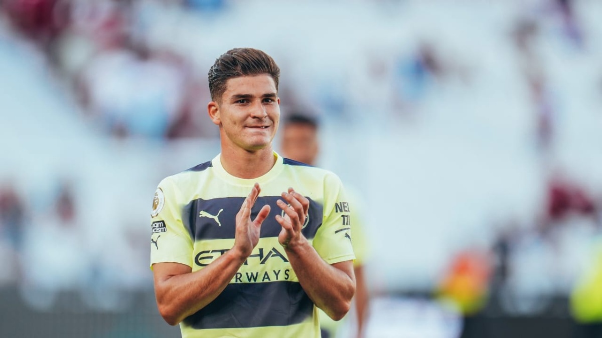 Julián Álvarez ya tiene un mural en Manchester y el motivo es increíble