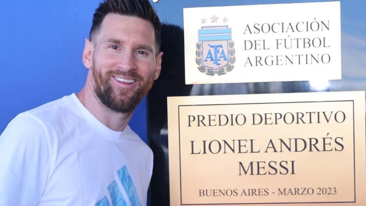 La emoción de Messi luego del homenaje de la AFA