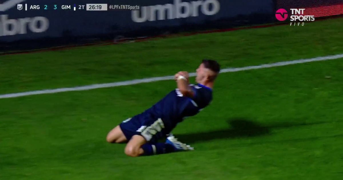 Argentinos vs. Gimnasia: El gol de Ivo Mammini (2-3) | TNT Sports