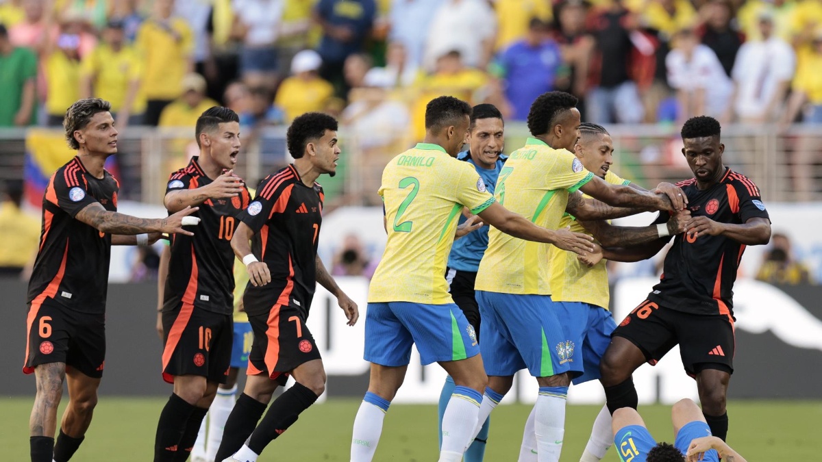 Los audios del VAR en Colombia vs. Brasil por la Copa América