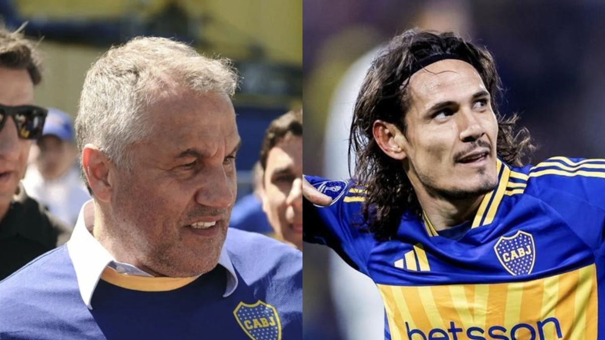 Márcico fue contundente con Cavani en Boca: "Con la edad que tiene..."