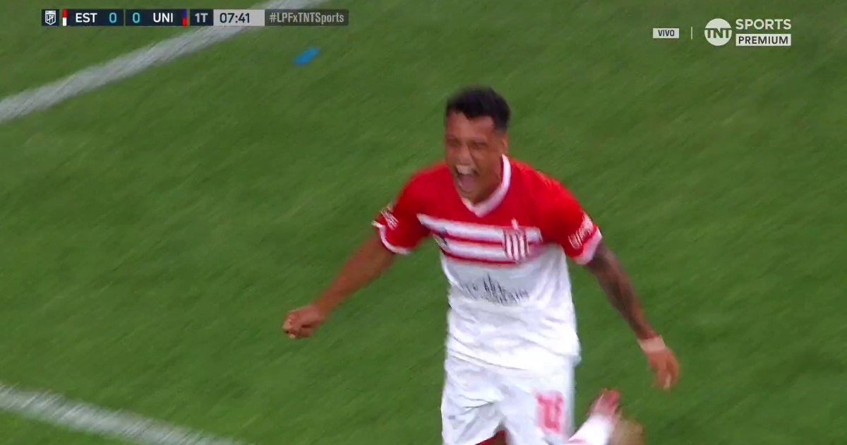 ¡Gol de Estudiantes! Tiago Palacios puso el 1-0 ante Unión | TNT Sports