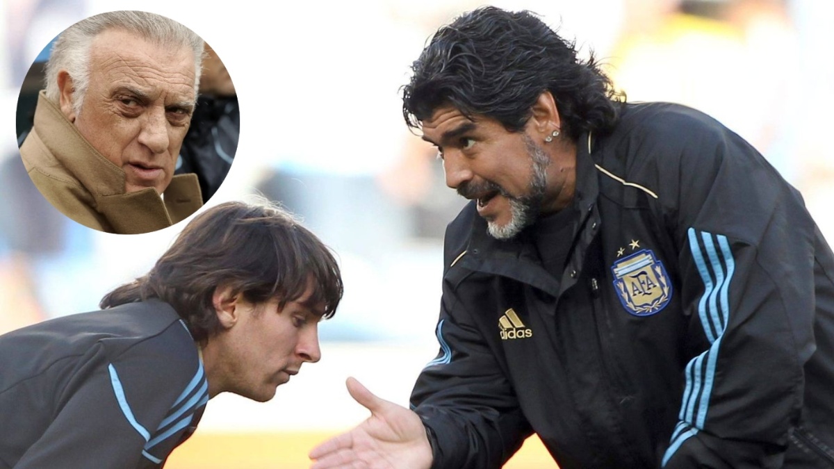 Coco Basile respondió quién es el mejor entre Messi y Maradona: "Lo ...