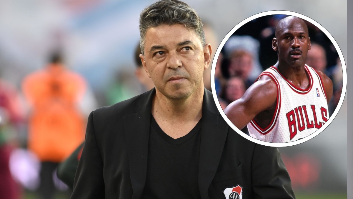 La inesperada frase de Gallardo sobre Michael Jordan: "Me ha parecido ...
