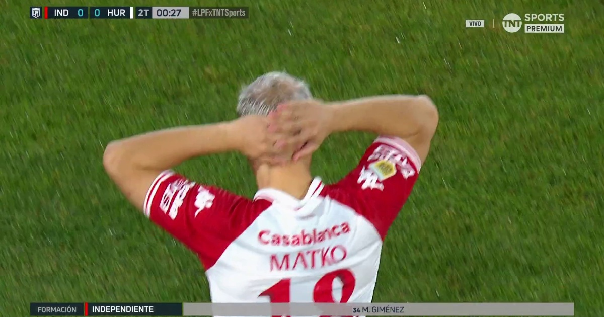 Miljevic casi mete un golazo en Huracán vs. Independiente | TNT Sports