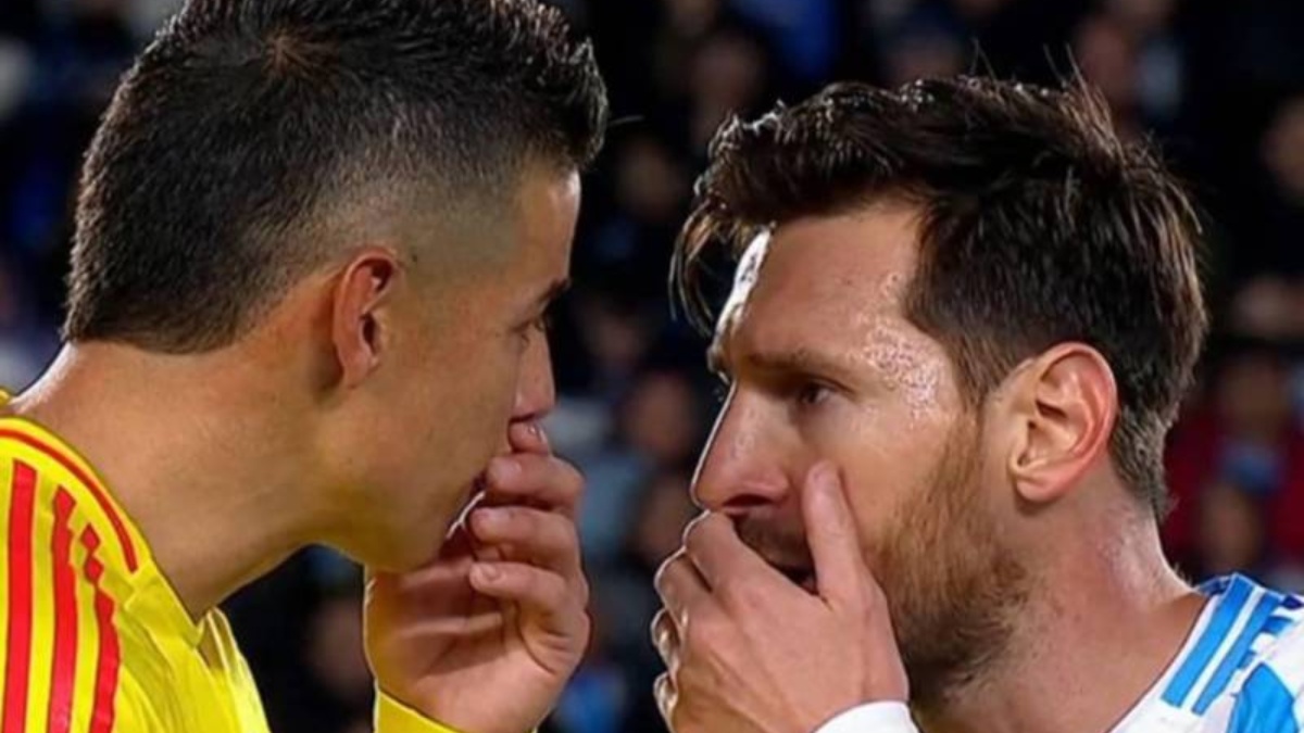 Revelan lo que le dijo Messi a James Rodríguez en Argentina vs ...