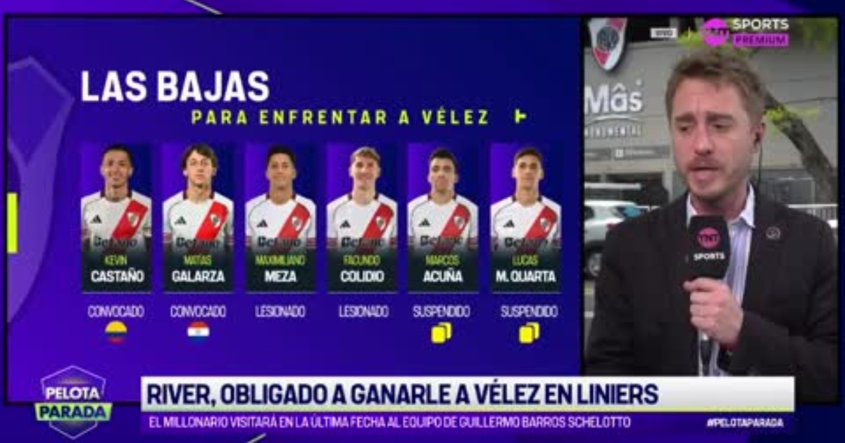 Así está la situación de Giuliano Galoppo en River | TNT Sports