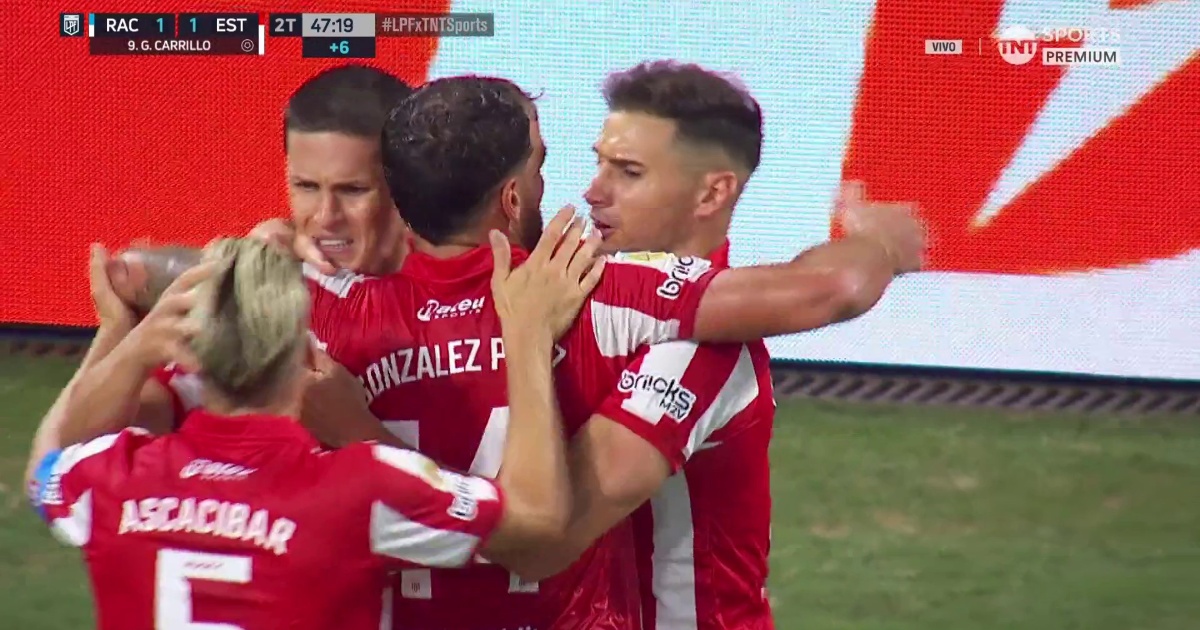 ¡Empate agónico de Estudiantes! Carrillo igualó la final vs Racing ...